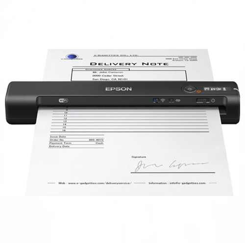 Escáner de Documentos Portátil Epson WorkForce ES-60W, Color, ADF, LED ...