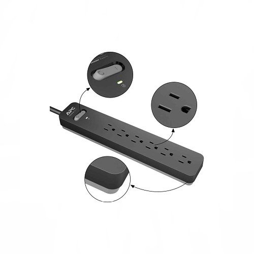 Sistema Essential Surge Arrest PE63 de APC by Schneider Electric 120V ...