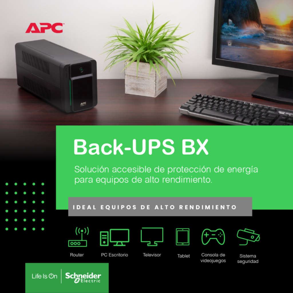 Unidad Back-Ups BX2000M de APC by Schneider Electric 2000va, 120V, AVR ...