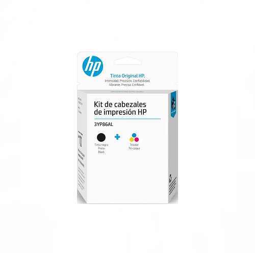 Kit de Cabezales de Impresión Negro y Color Hp, Compatible: GT 5810/5820, Tinta, S-3YP86AL ...